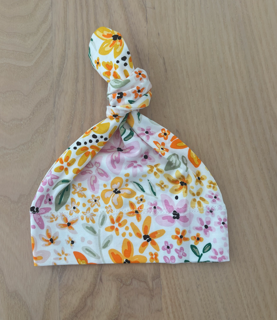 Baby Bamboo Pajamas | Knotted Hat | Bambi & Birdie