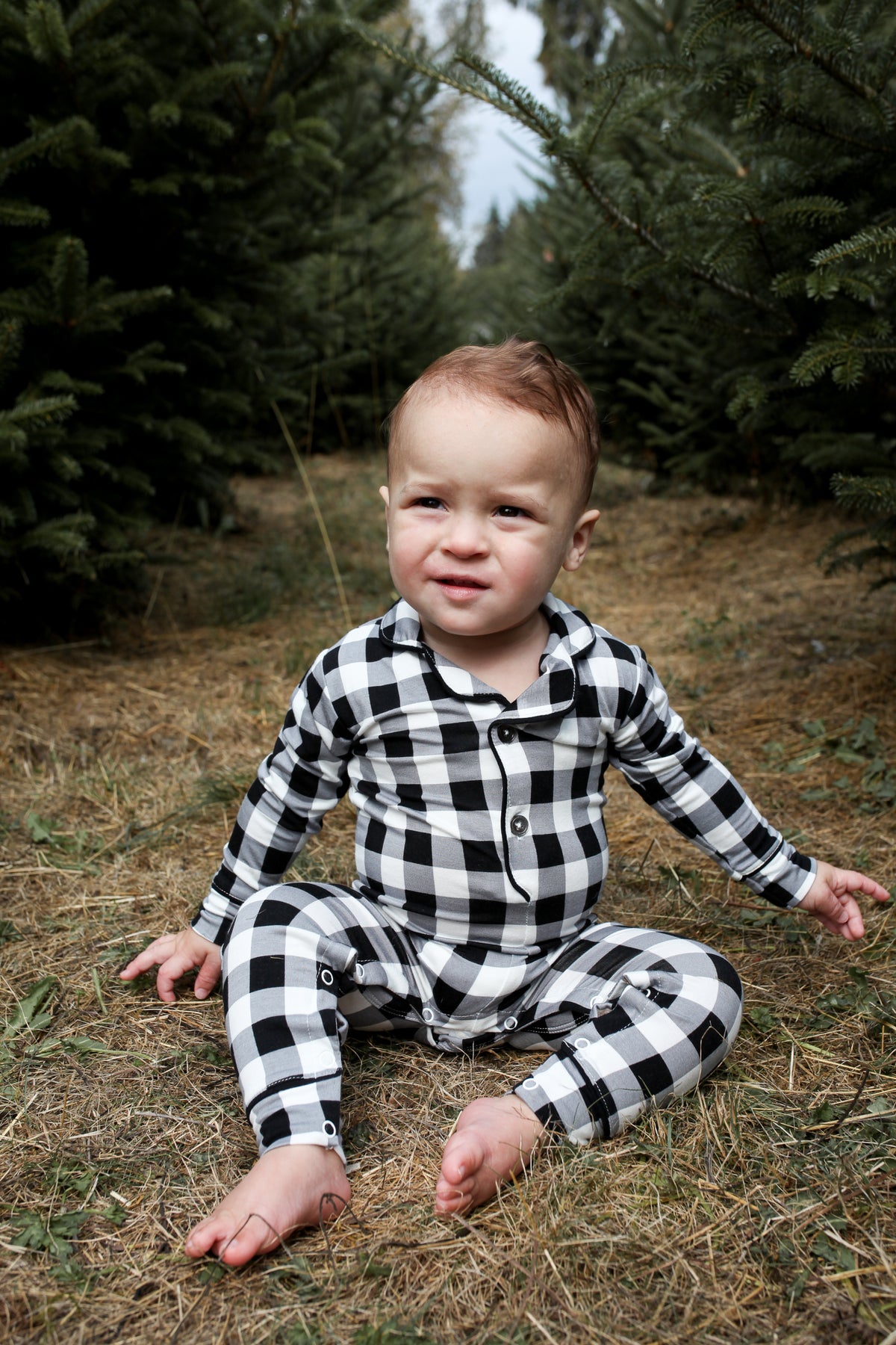 Baby Collared Romper | Bamboo Pajamas | Bambi & Birdie